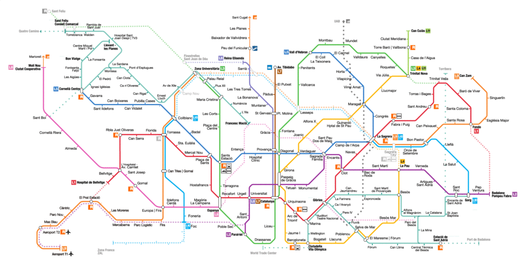 Metro de Barcelona (TMB) prueba una puerta automática vertical en los ...
